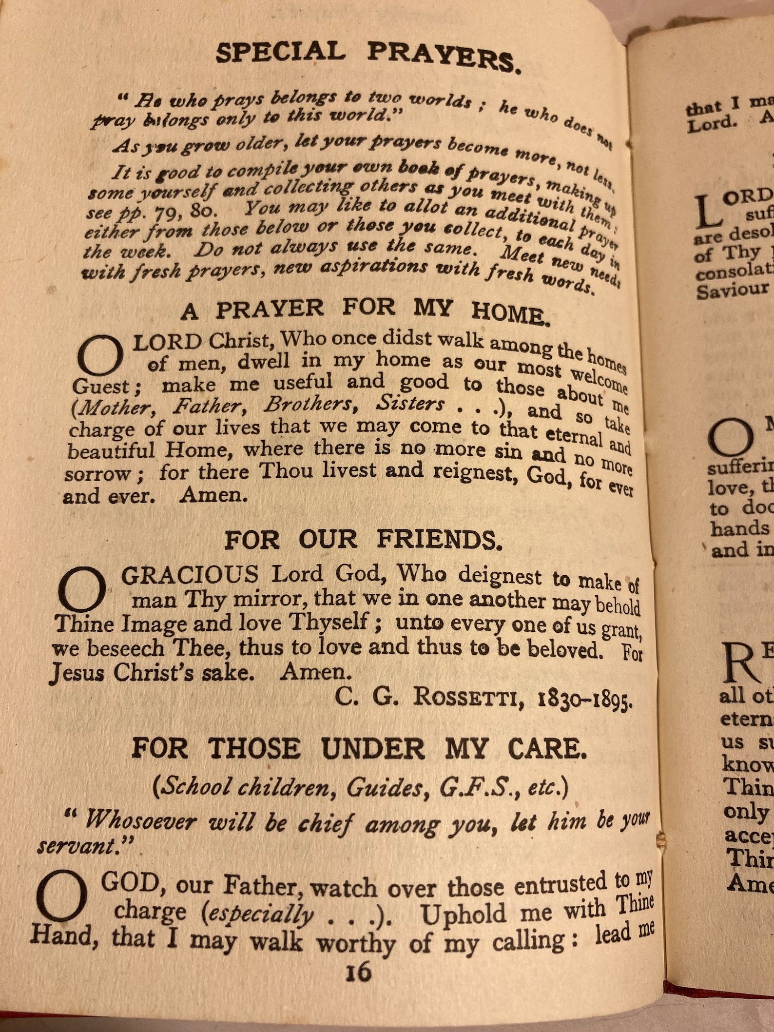 1942 My Prayer Book for Women and Girls Vintage Small Prayer Book- (ref ...