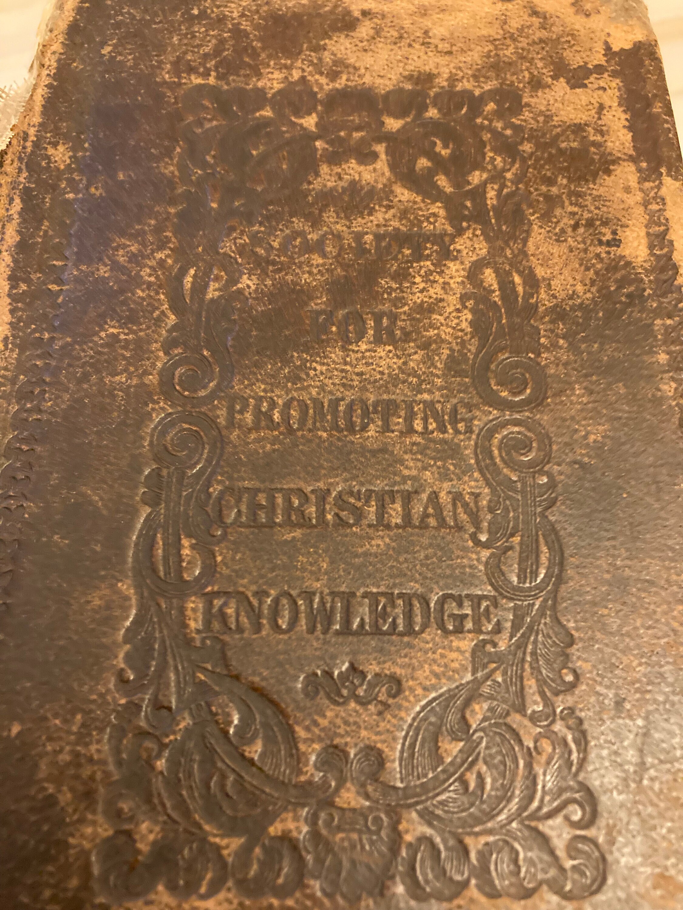 Vintage Holy Bible 1800s Christian Bible Antique Religious Book Church ...
