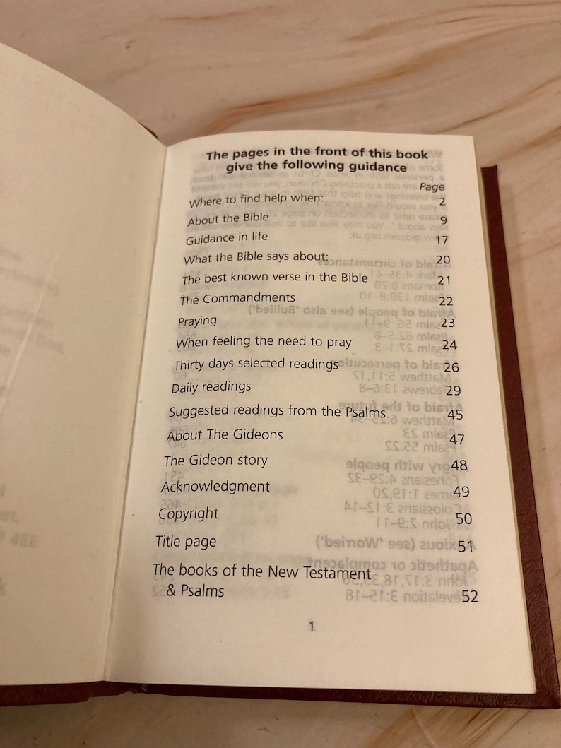2015 Gideon Pocket Size Bible Burgundy Red Bible ref X185 - Etsy