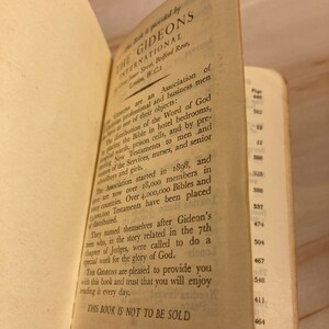 Vintage Gideon Nurse Pocket Bible New Testament and Psalms - (ref X264 ...
