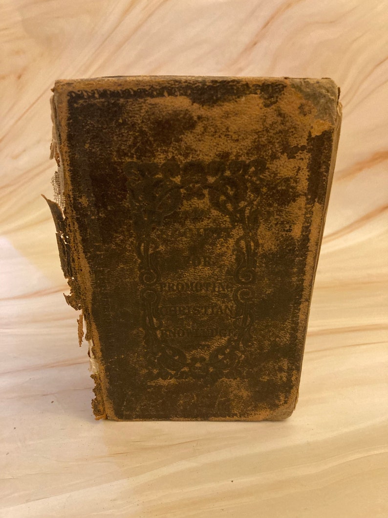 Vintage Holy Bible 1800s Christian Bible Antique Religious Book Church ...