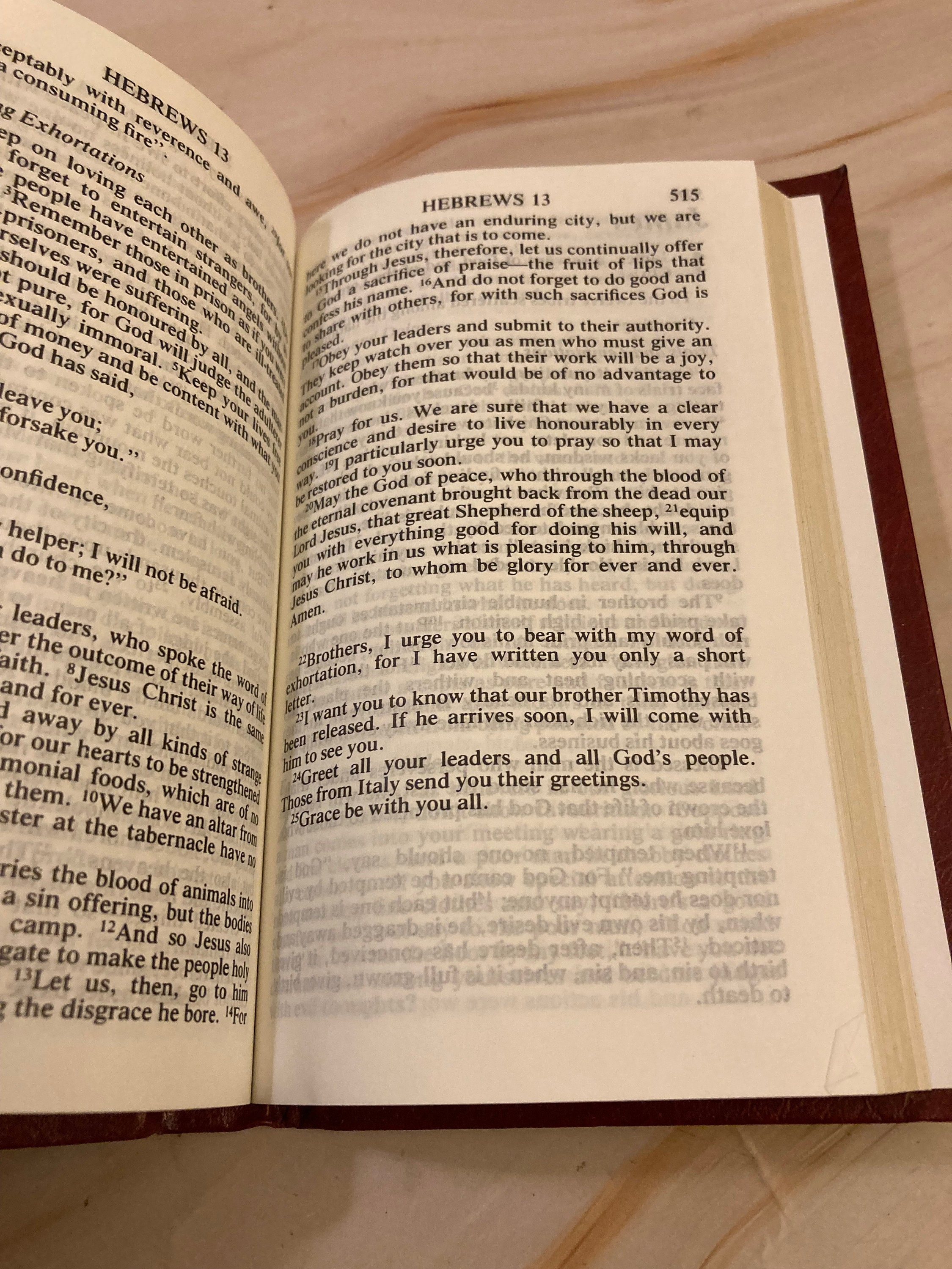 2015 Gideon Pocket Size Bible Burgundy Red Bible ref X185 - Etsy