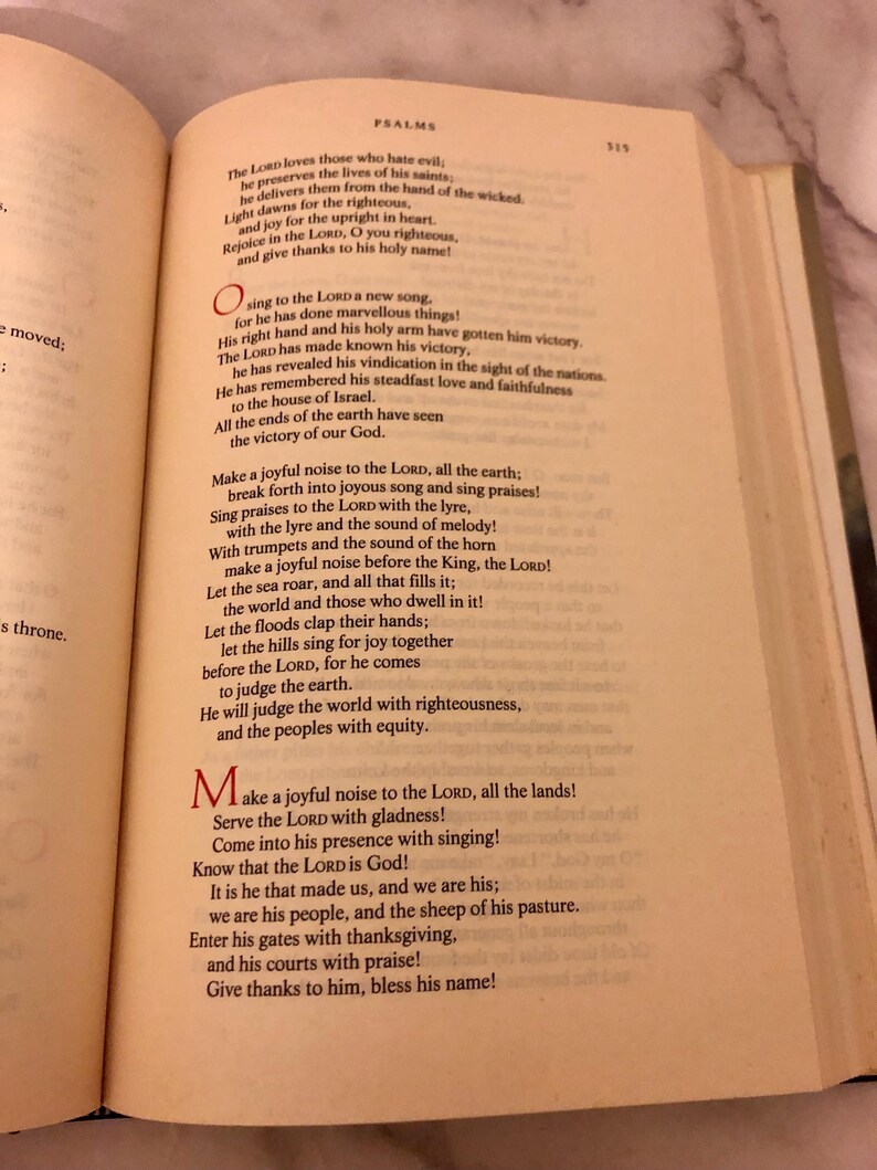 1983 RSV Reader’s Bible Hardcover Christian Bible Study Bible - Ref ...