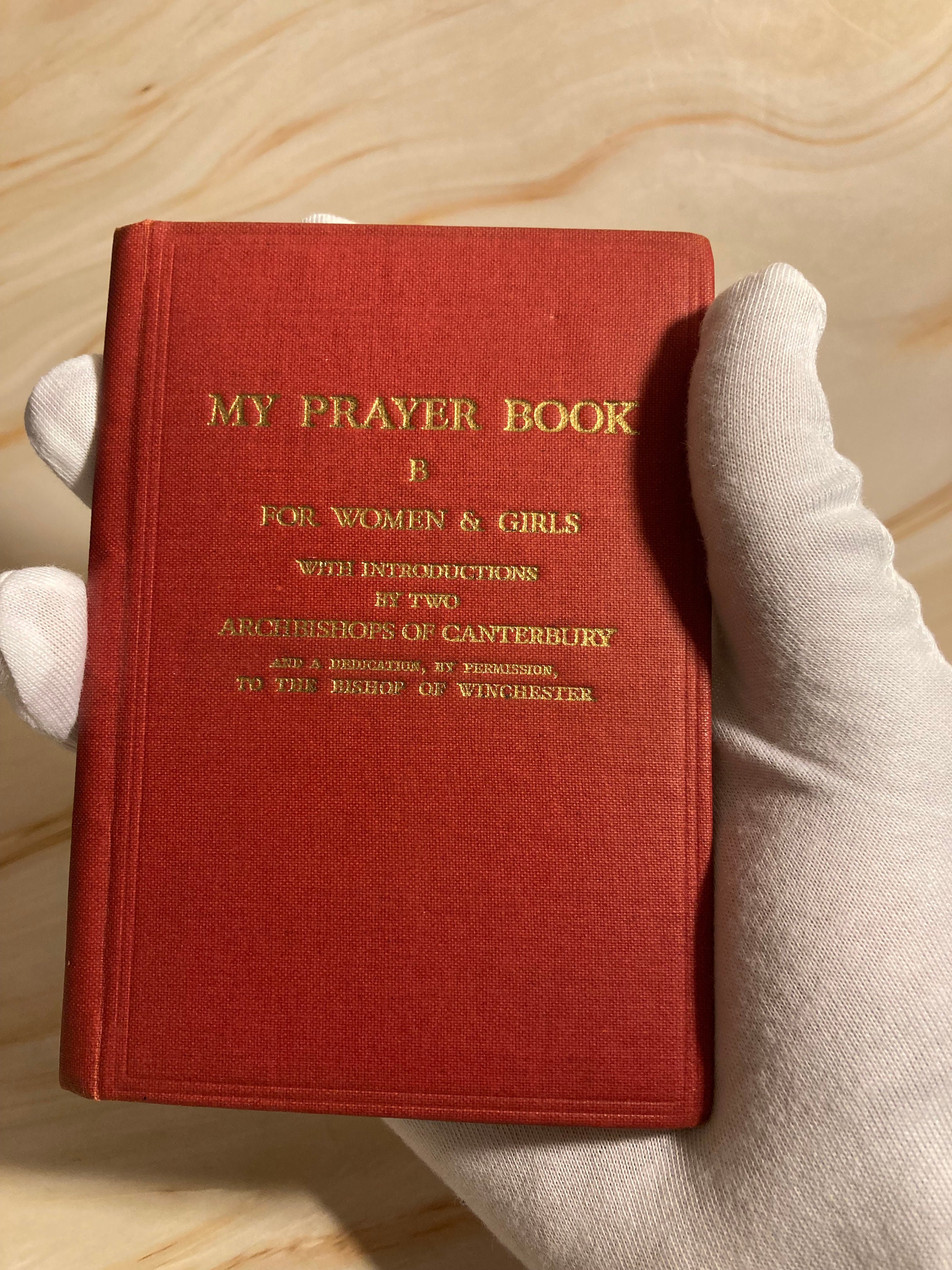 1942 My Prayer Book for Women and Girls Vintage Small Prayer Book- (ref ...