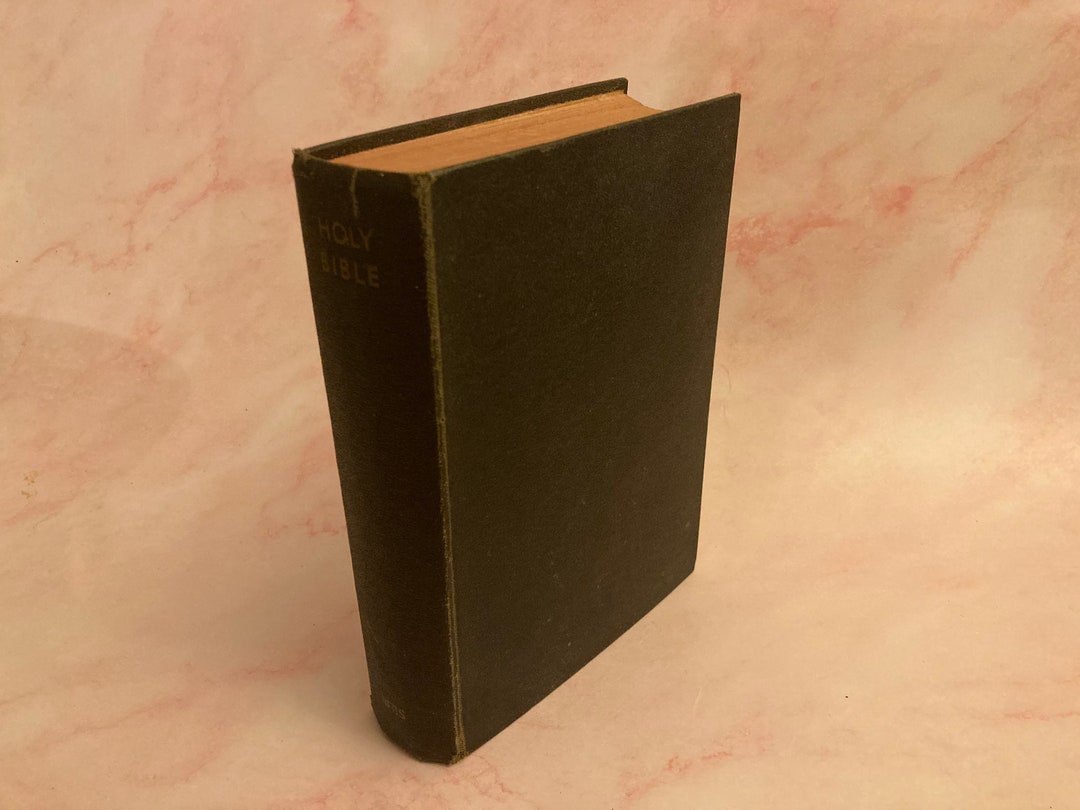 1952 Holy Bible – British & Foreign Bible Society Vintage KJV Bible ...