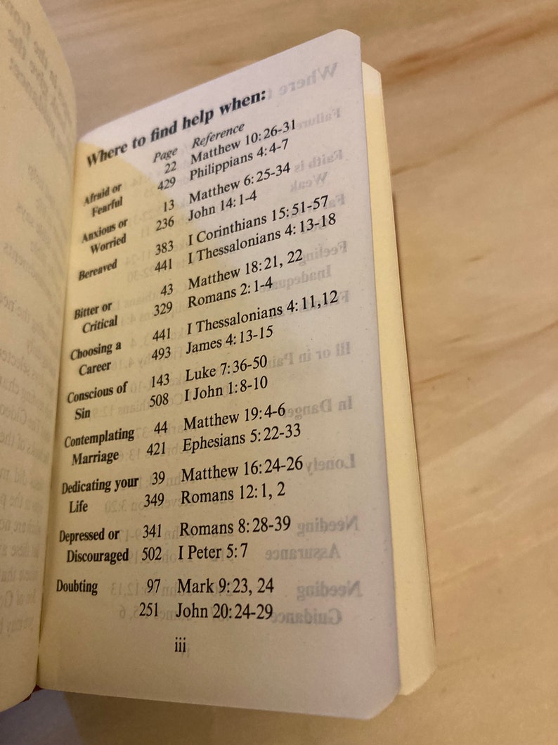 Mini Brown Gideon Bible NIV 1980 - (ref X150) - Etsy