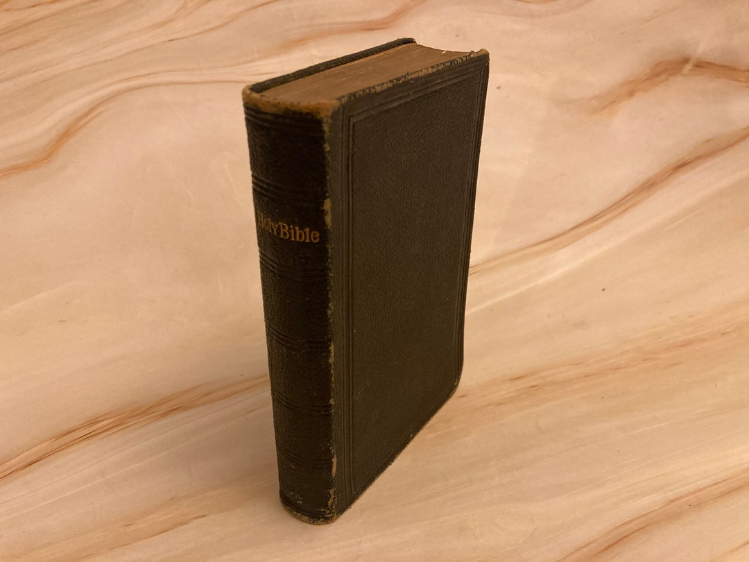 1891 Small Vintage Holy Bible Ref X303 - Etsy