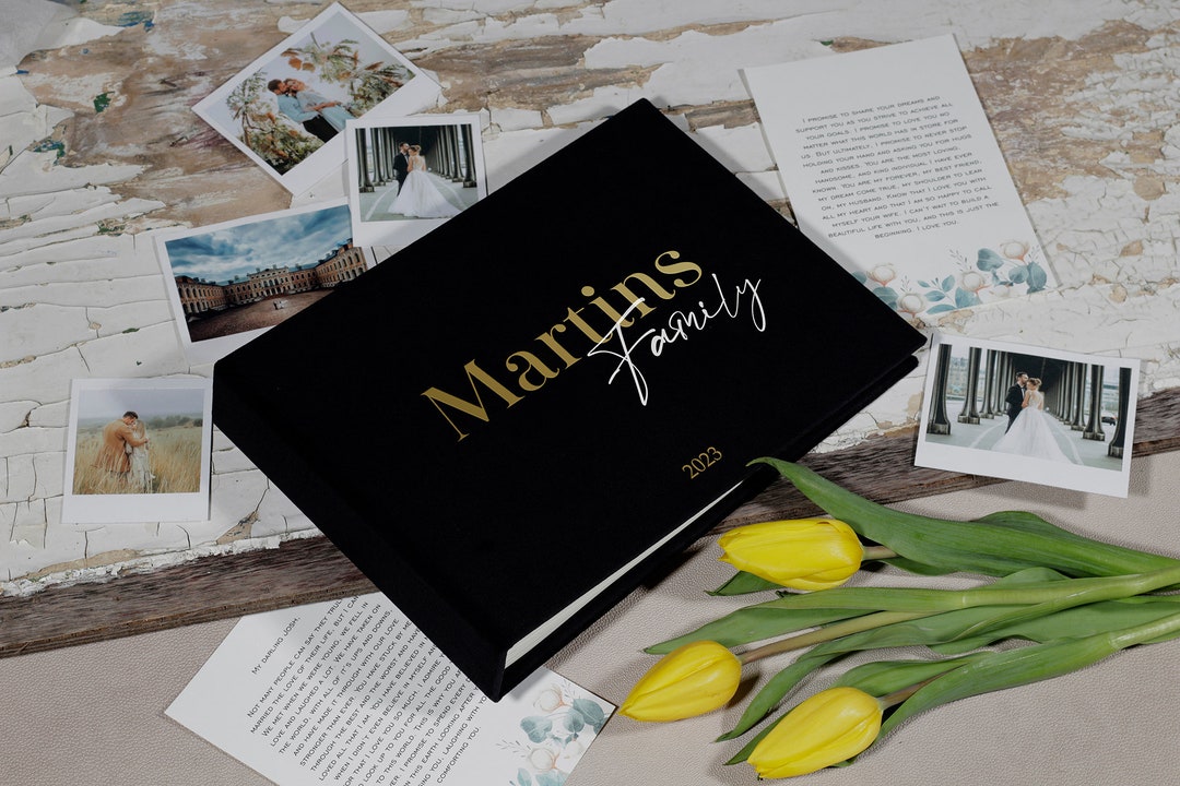 Modern Wedding Photo Album Family Picture Album Unique - Etsy