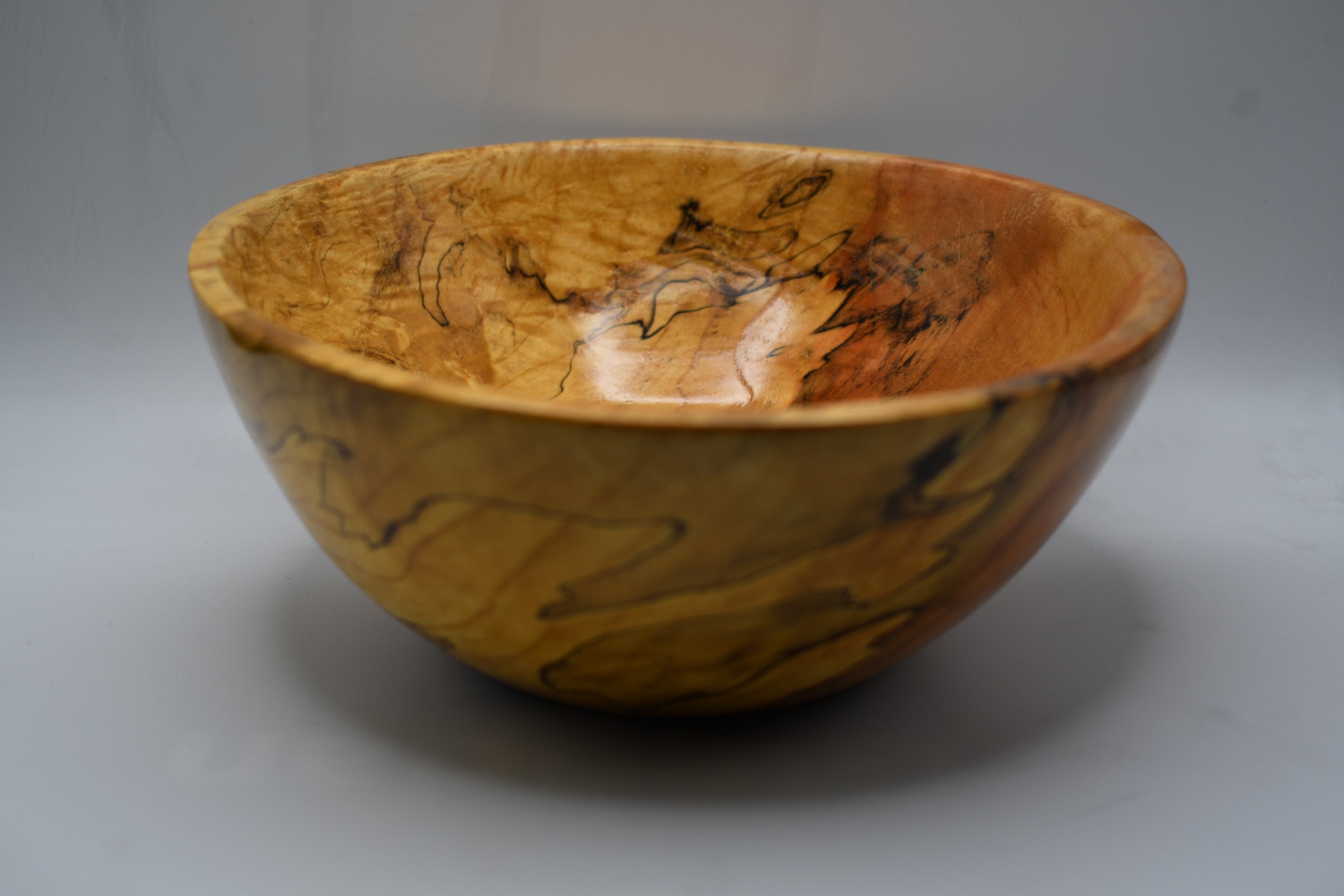 Amazing Spalted Maple Bowl Turned Wood - Etsy