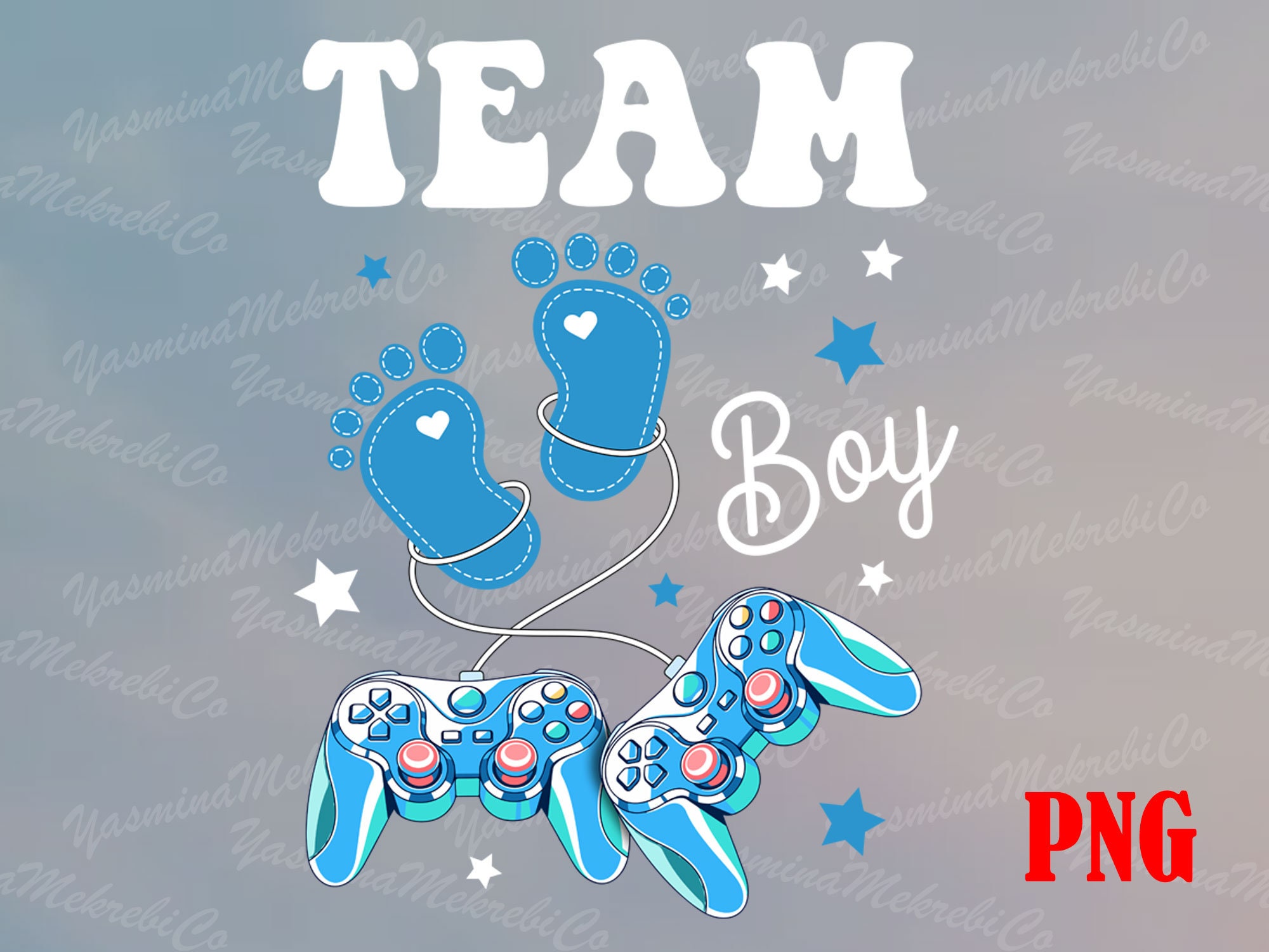Gender Reveal Png Team Boy Png Team Boy Controller Png - Etsy
