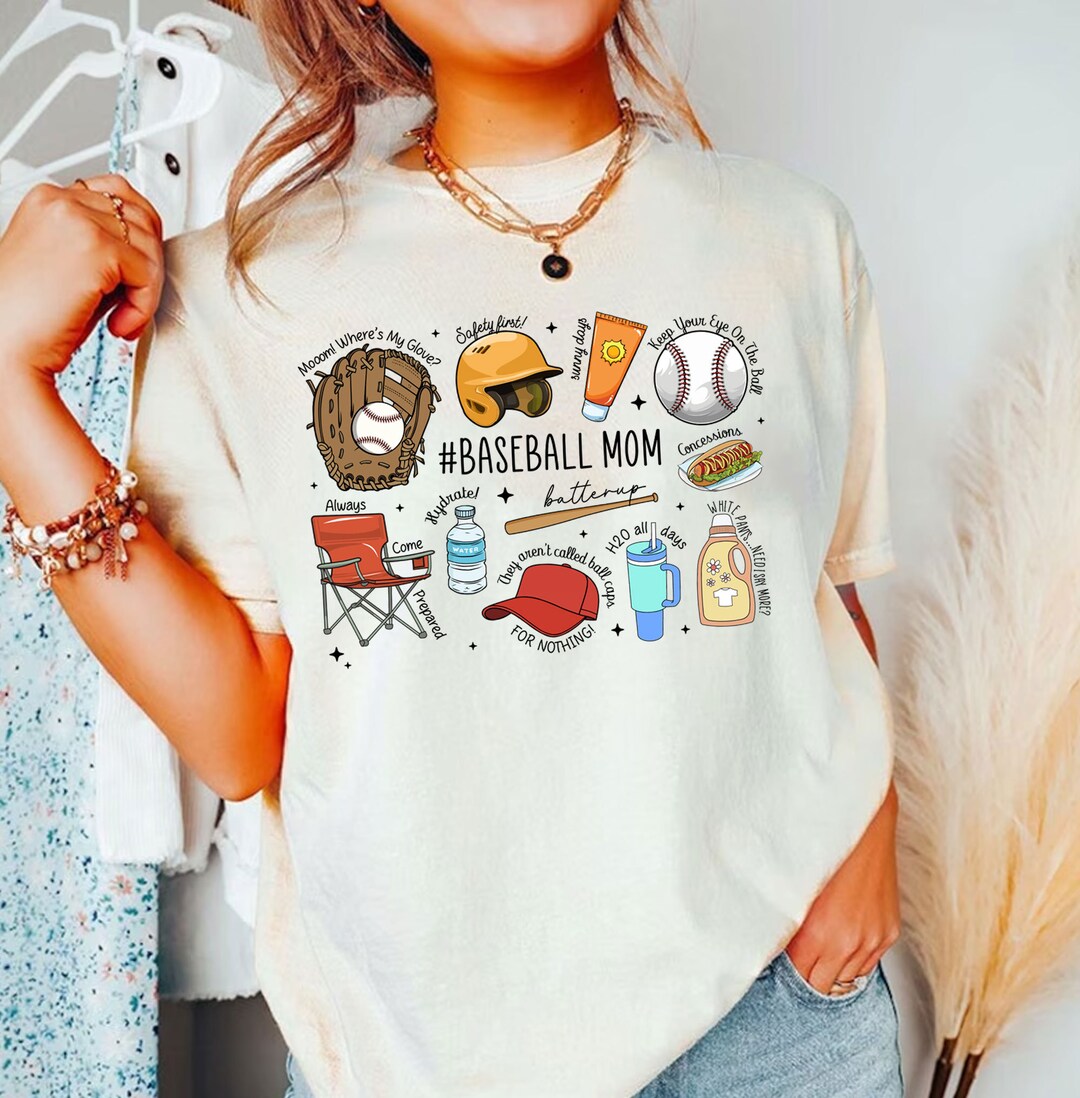 Baseball Mom Shirt Baseball Shirt, Baseball Mom Tees, Baseball Mama T ...