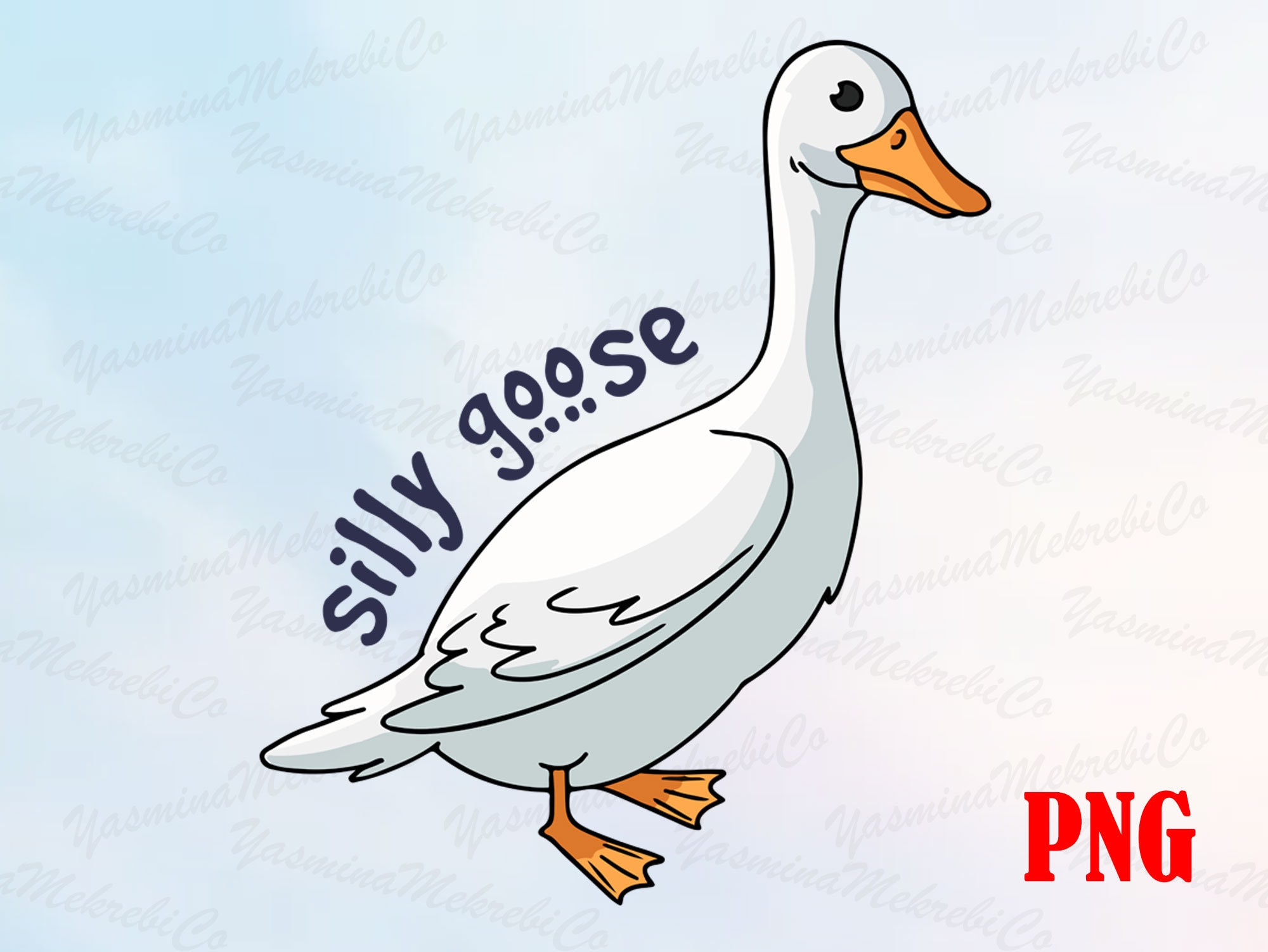 Silly Goose Png, Silly Goose Png, Silly Goose Decal, Silly Goose ...