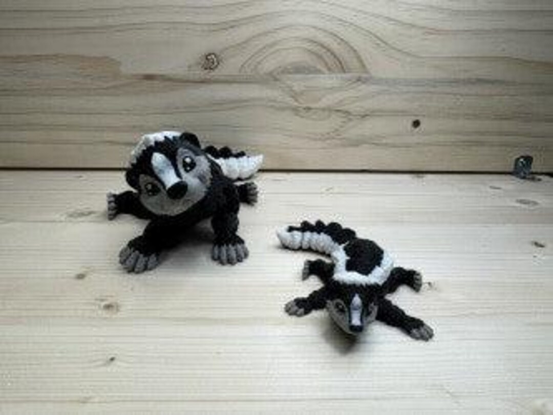 Articulating Skunk – A Stink-free, Poseable Pal - Etsy