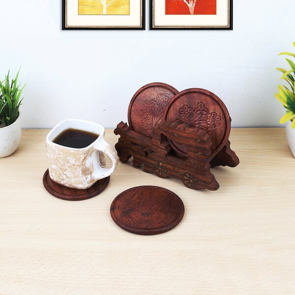 Hand Carved Coasters - Etsy