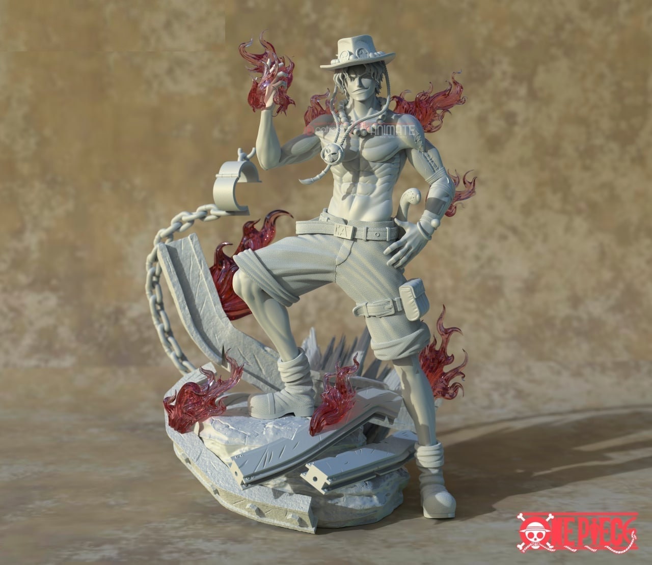 Ace 3D model Stl Stl Files For 3D Printers Luffy St - Etsy France