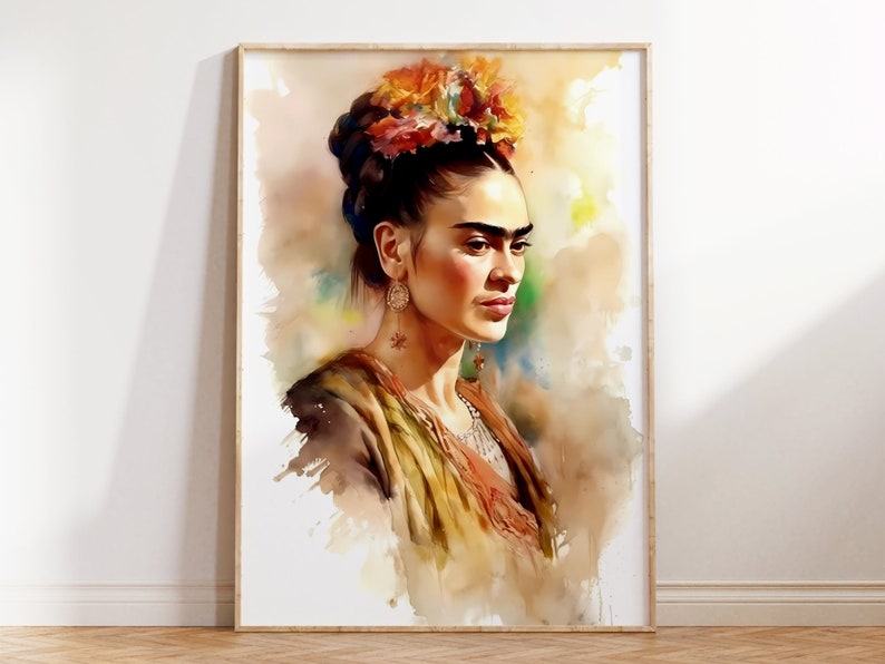 Affiche Frida Kahlo | Impression d’art Frida Kahlo | Ensemble d ...