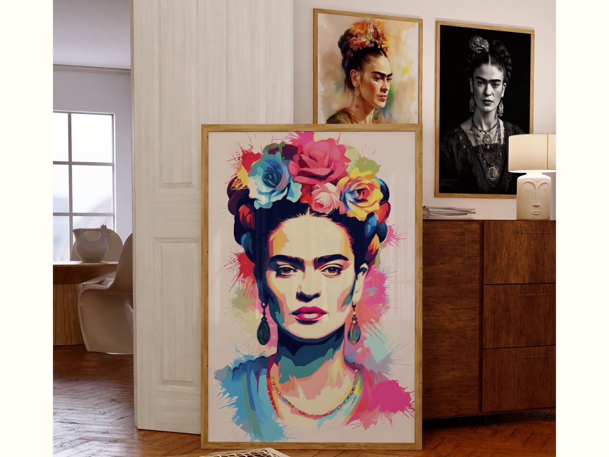Affiche Frida Kahlo | Impression d’art Frida Kahlo | Ensemble d ...