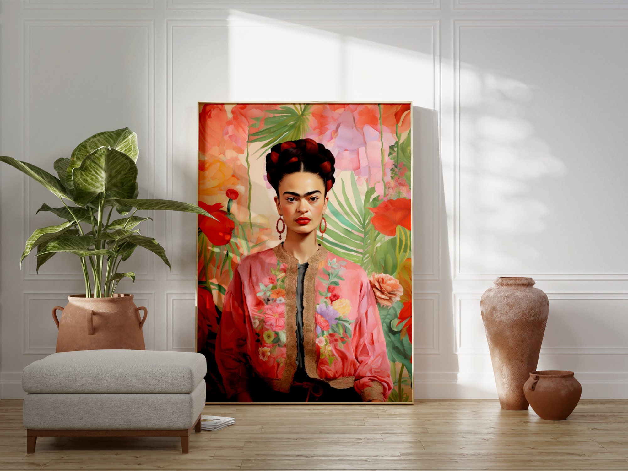 Frida Kahlo Poster | Frida Kahlo Art Print | Modern Vivid Frida Wall ...