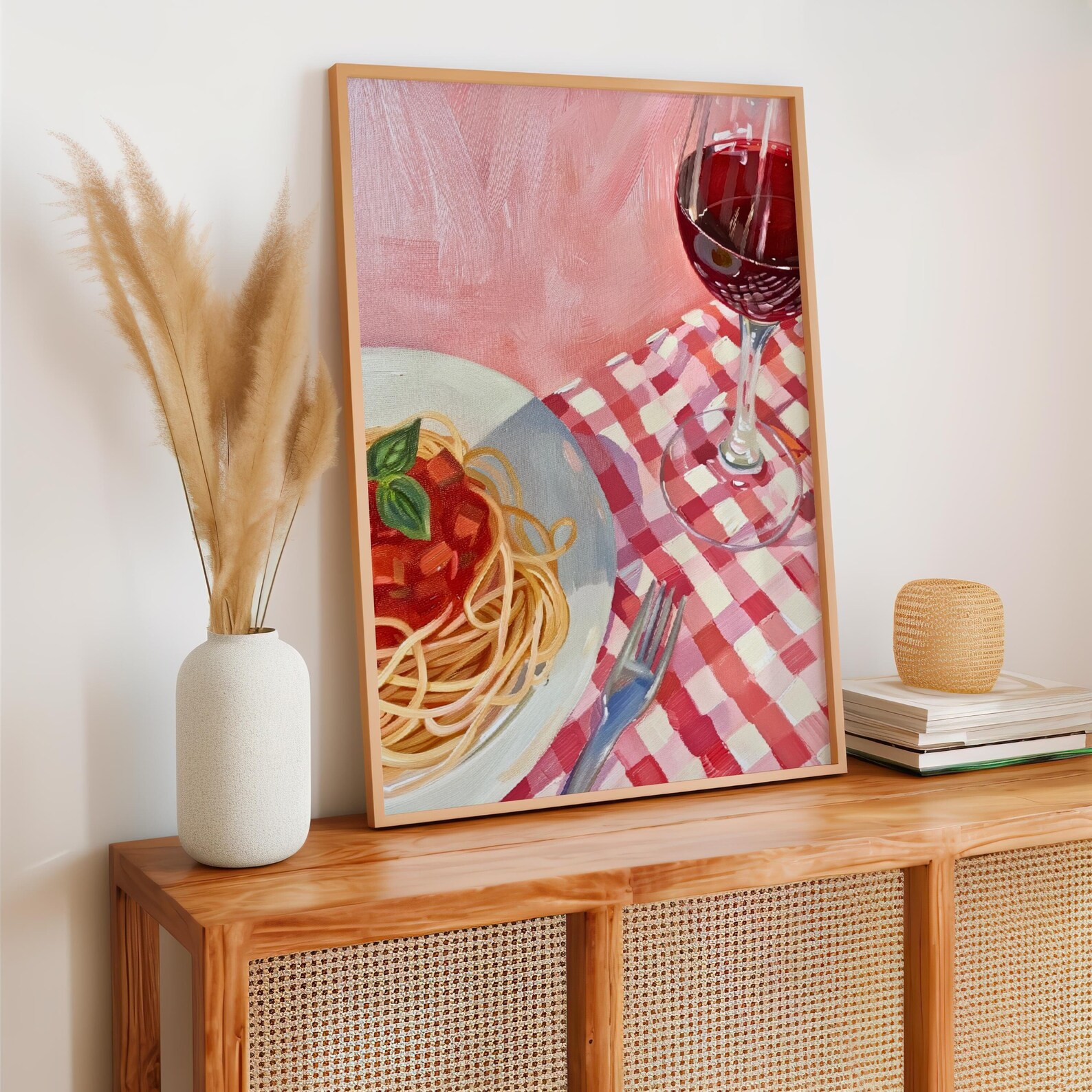 Spaghetti Poster | Foodie Posters | Pasta Wall Art | Kitchen Posters ...