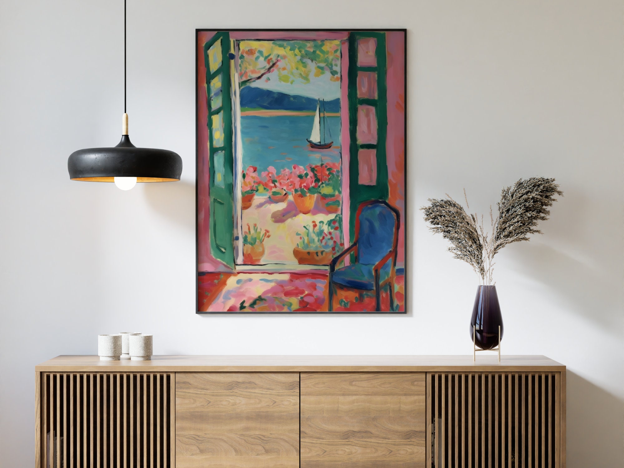 Matisse Open Window Matisse Posters Matisse Inspired Mediterranean Art ...