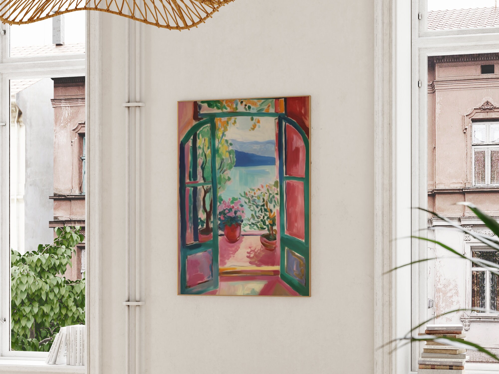 Matisse Posters Matisse Open Window Lake View Art Print Fauvist Posters ...