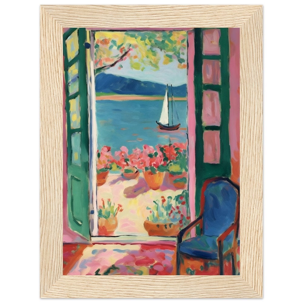 Matisse Open Window Matisse Posters Matisse Inspired Mediterranean Art ...
