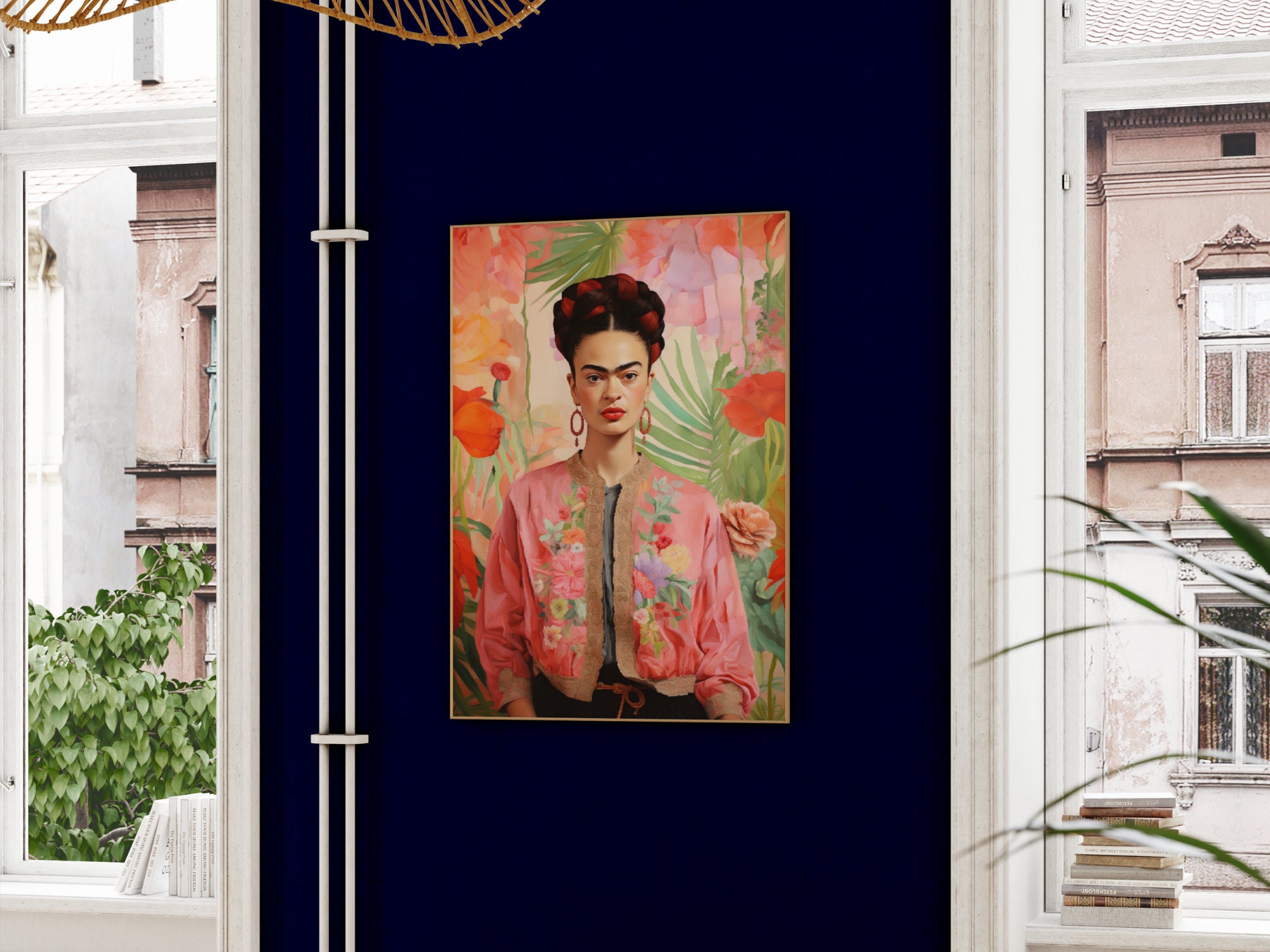 Frida Kahlo Poster | Frida Kahlo Art Print | Modern Vivid Frida Wall ...
