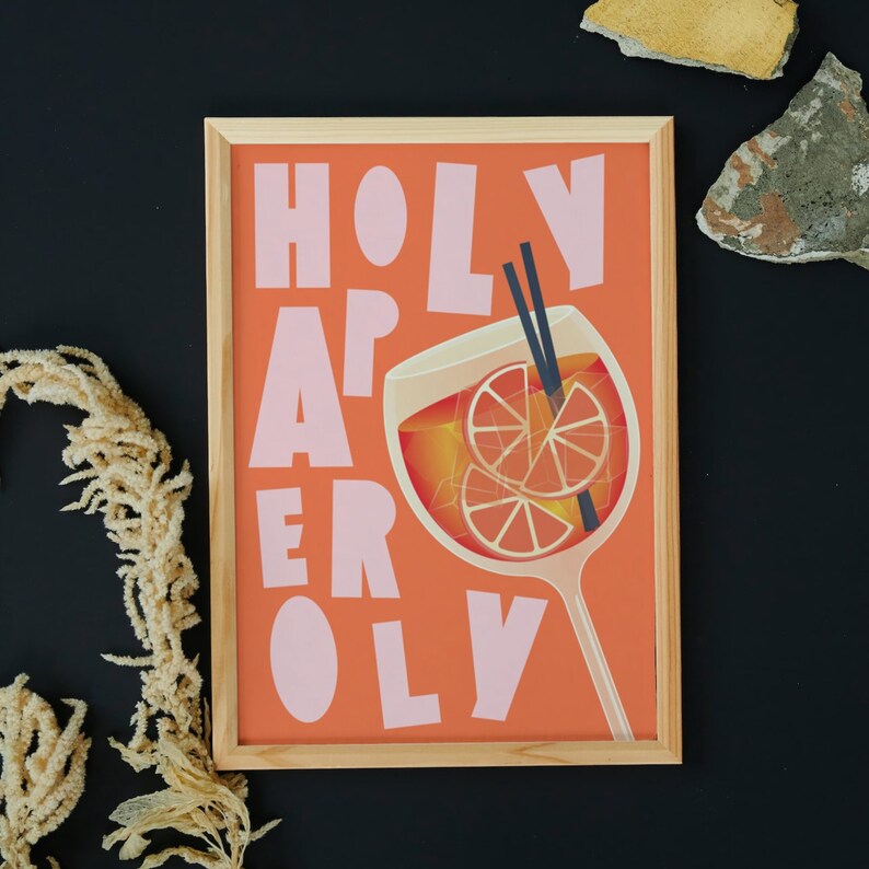 Aperol Spritz Poster | Poster Aperol | Cocktail Print | With or Without ...