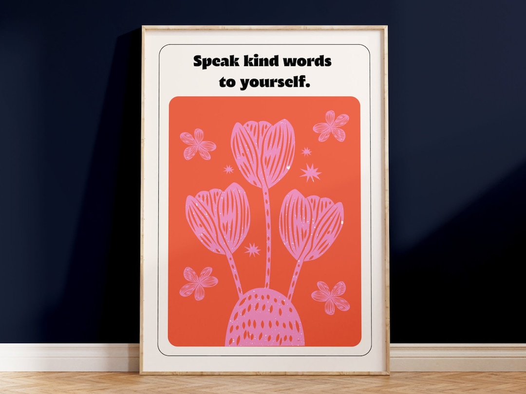 Self Love Poster | Affirmation Poster | Self Care Art Print ...