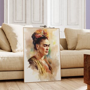 Affiche Frida Kahlo | Impression d’art Frida Kahlo | Ensemble d ...