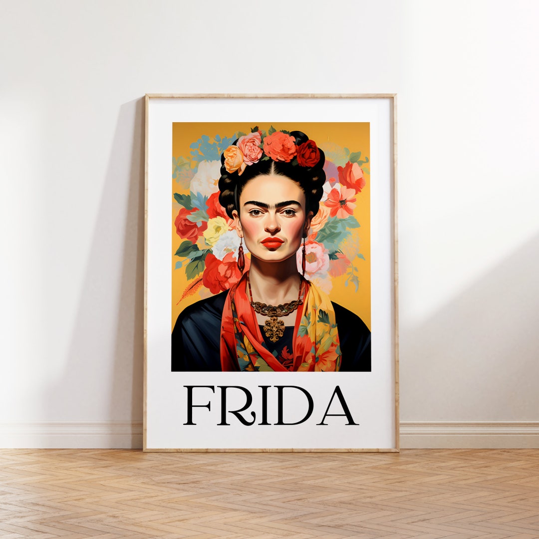 Frida Kahlo Poster Art Print Frida Kahlo Wall Art Frida - Etsy