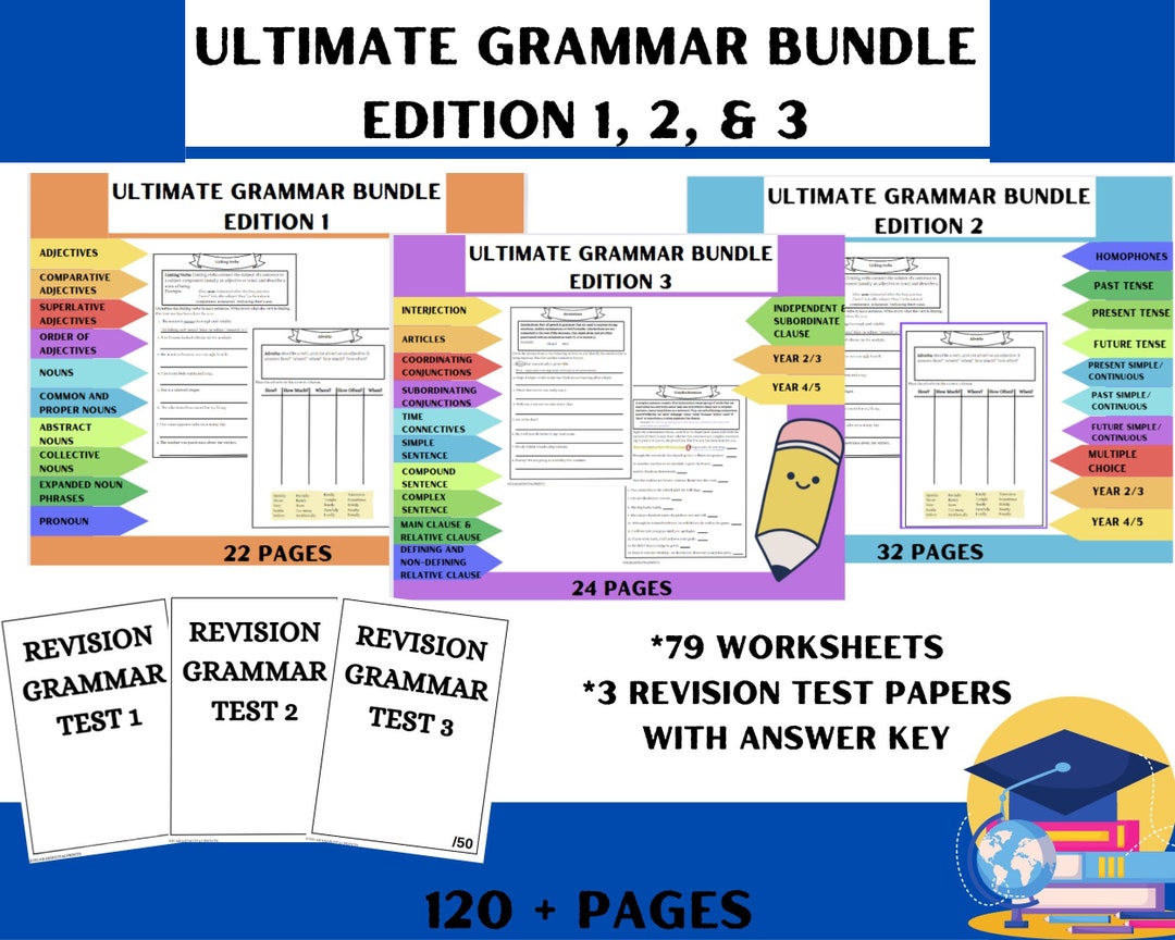 Ultimate Grammar Bundle Pack : Volume 1, 2, & 3 - Etsy