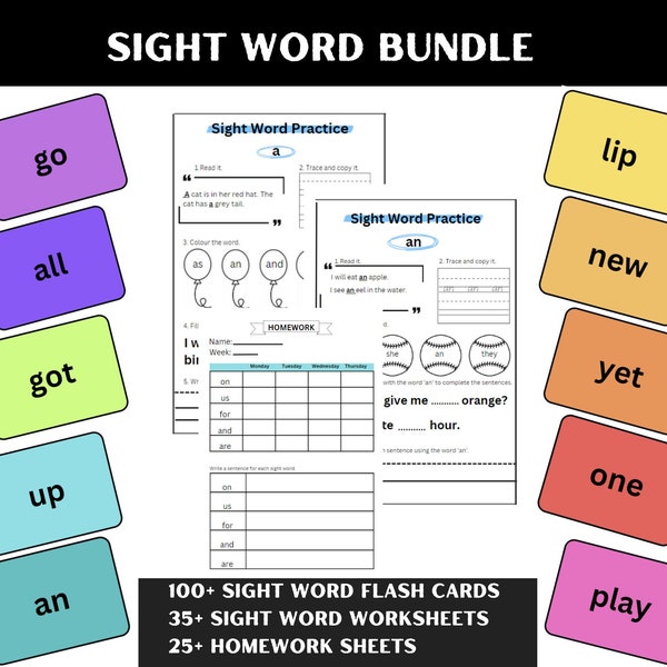Sight Word - Etsy