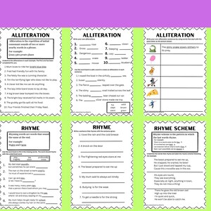 Figurative Language Worksheets: Metaphor, Simile, Personification ...