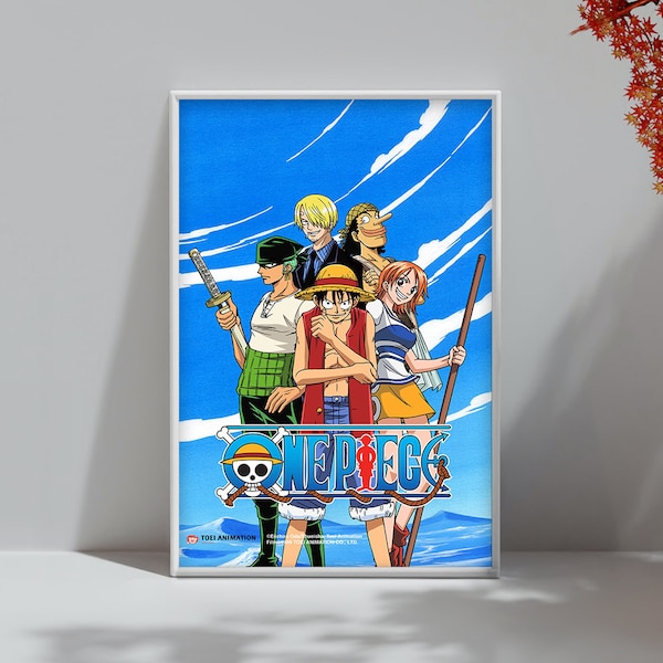 One Piece Anime Poster - Etsy Australia