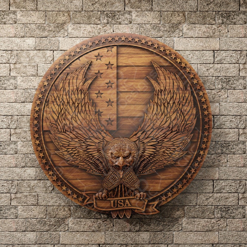 Eagle Wood Carving - Etsy