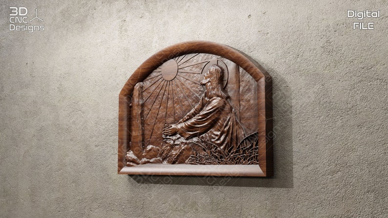 Jesus Christ STL File for CNC Wood Carving - Etsy