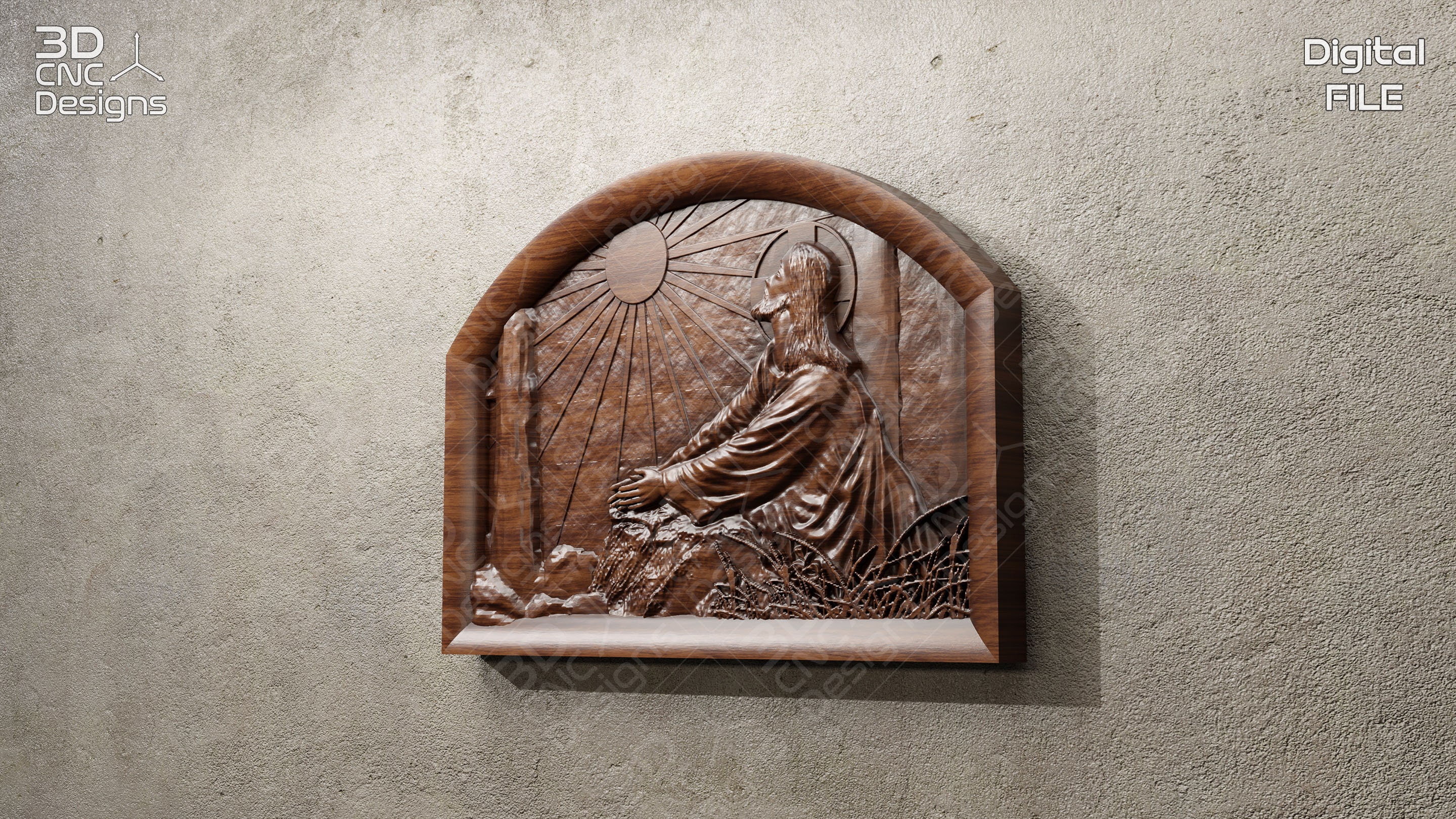 Jesus Christ STL File for CNC Wood Carving - Etsy