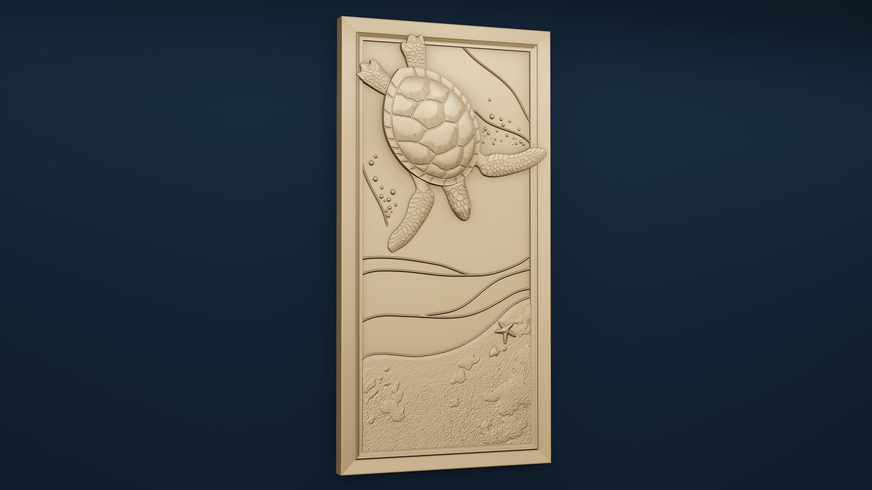 Sea Turtle V3 STL File for CNC Wood Carving - Etsy