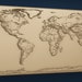 Topographic World Map V2 - STL File for CNC Wood Carving - Etsy