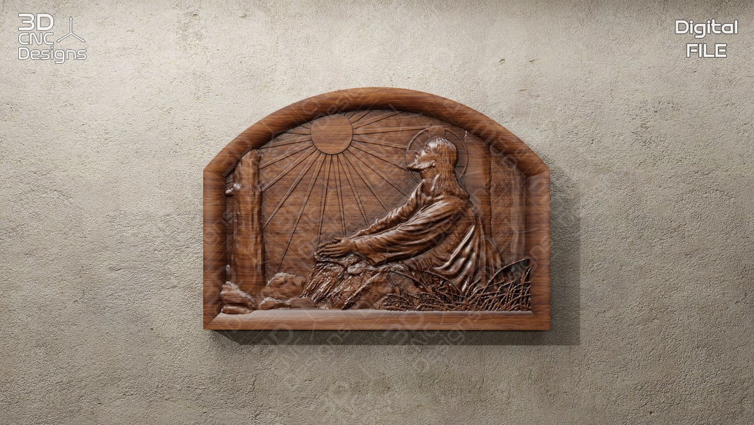 Jesus Christ - STL File for CNC Wood Carving - Etsy