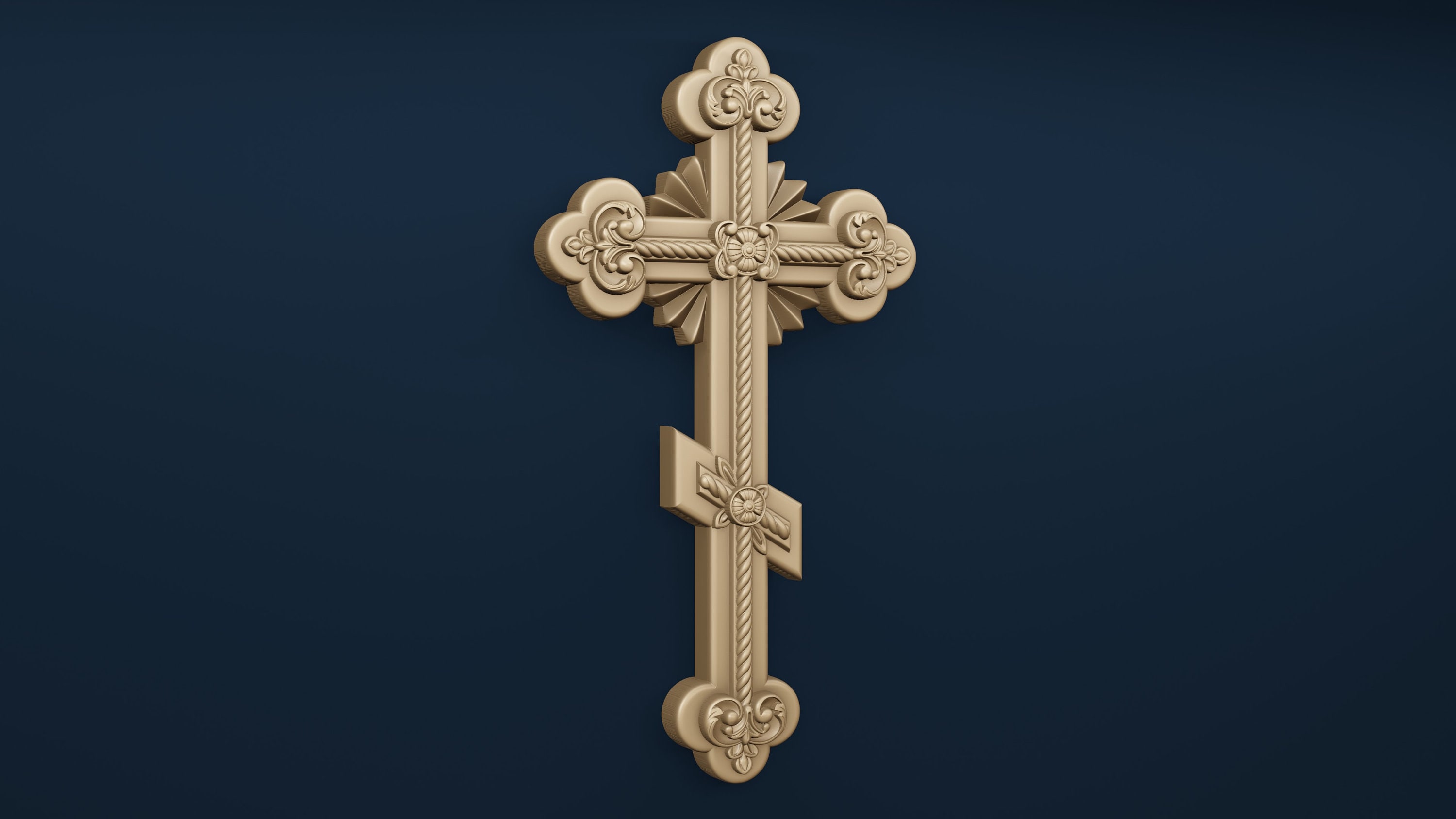 Jesus Cross V3 - STL File for CNC Wood Carving - Etsy
