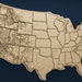 USA Map Wall Mount V2 - STL File for CNC Wood Carving - Etsy