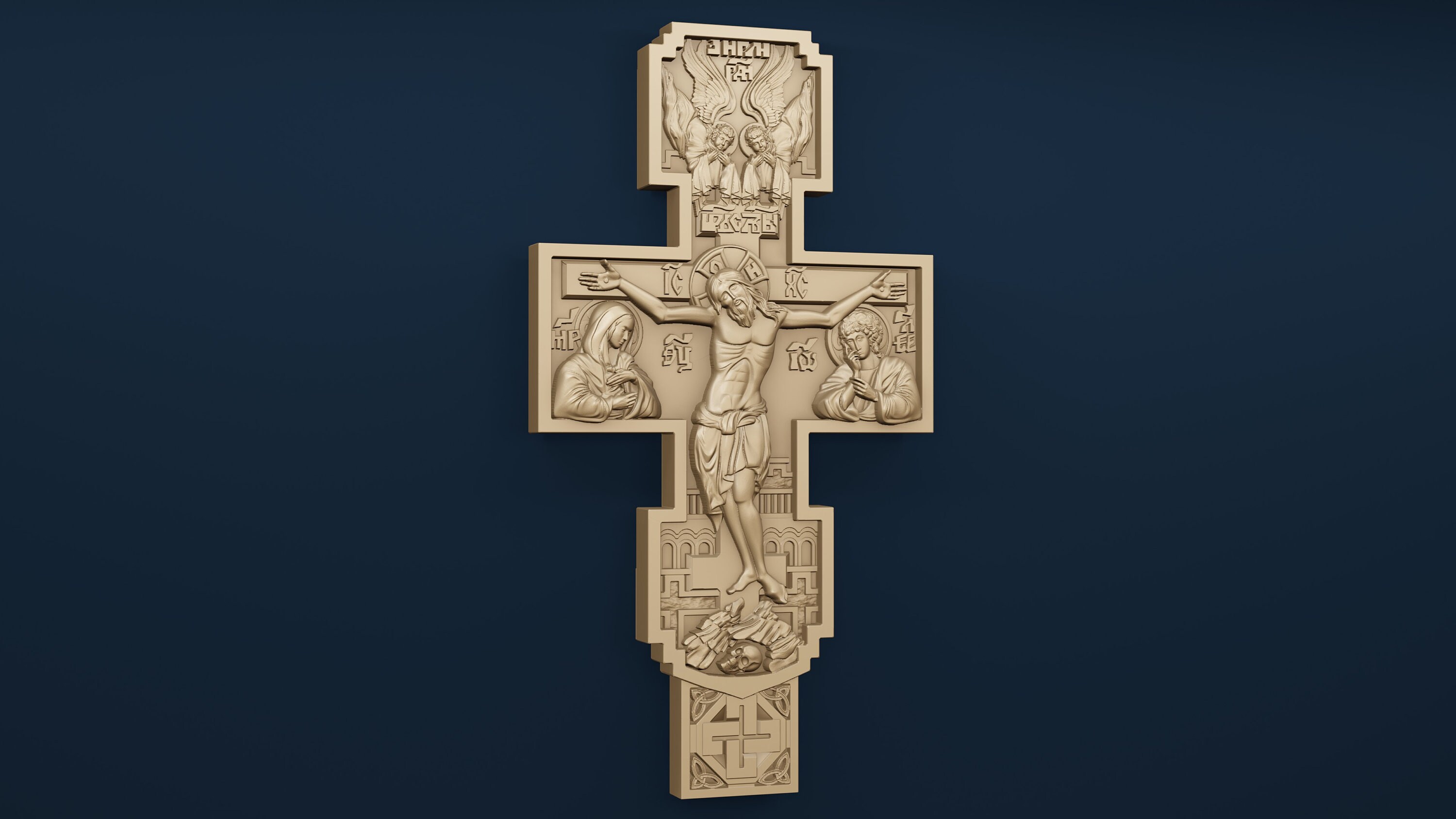 Jesus Cross V4 STL File for CNC Wood Carving - Etsy