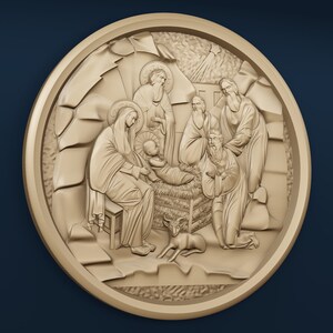 Nativity Scene - STL File for CNC Wood Carving - Etsy