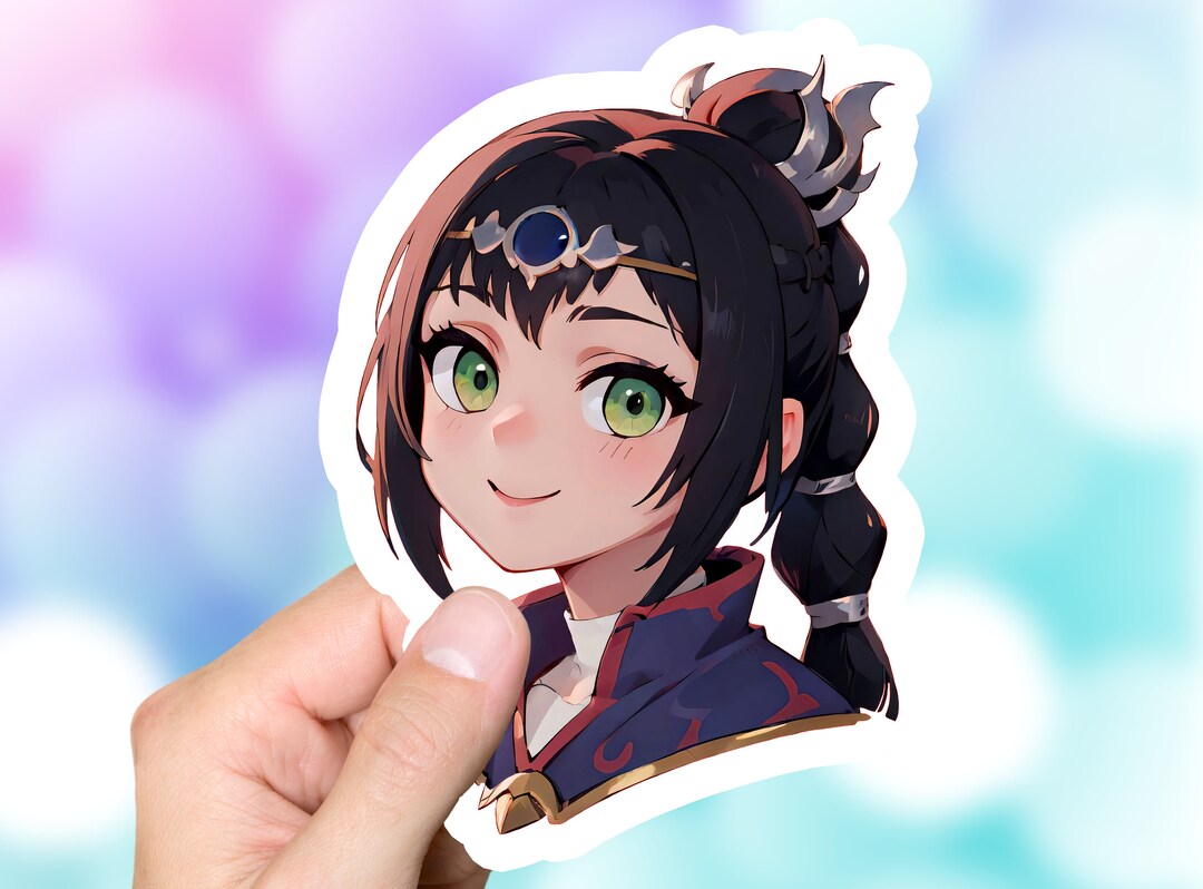 Cute Happy Shadowheart BG3 Sticker Baldur's Gate 3 Dungeons and Dragons ...