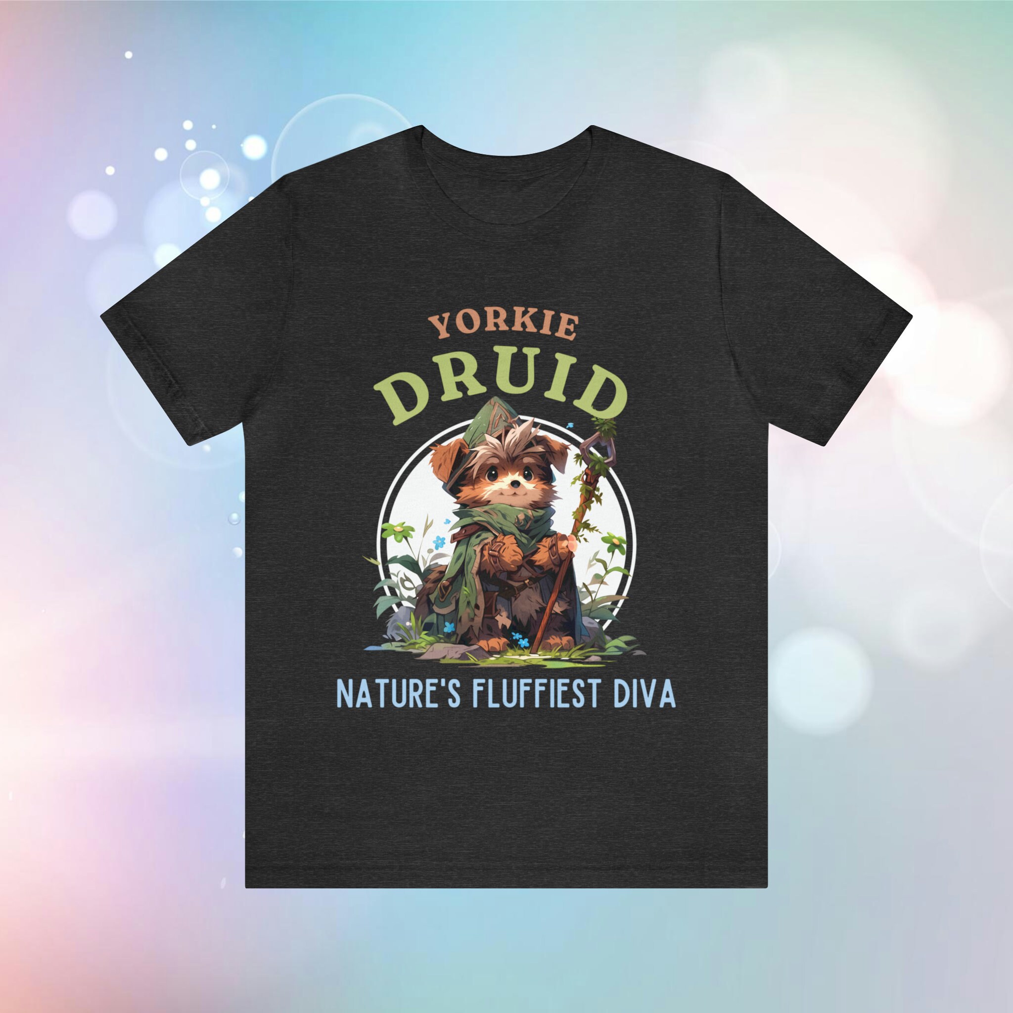 Yorkshire Terrier Druid BG3 T-shirt Dungeons and Dragons Yorkie Gift ...