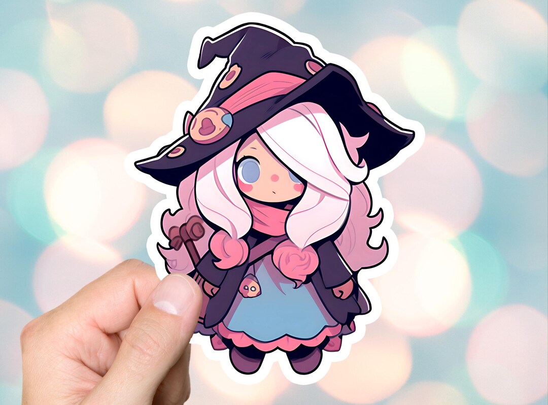 Chibi Warlock Sticker DND Stickers Dungeons and Dragons Gift Laptop ...