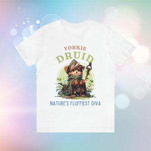 Yorkshire Terrier Druid BG3 T-shirt Dungeons and Dragons Yorkie Gift ...