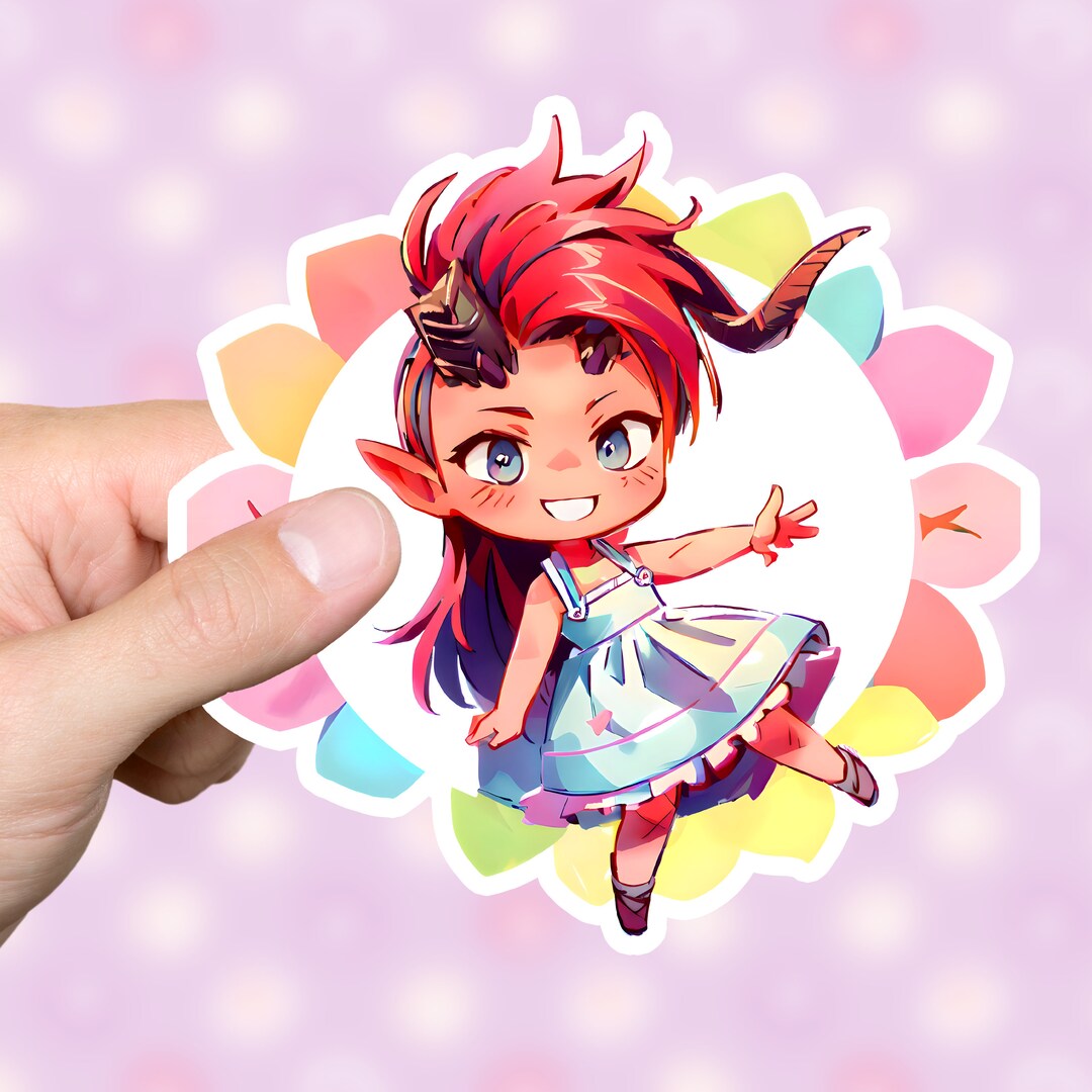 Cute Chibi Karlach Sticker BG3 Barbarian Gorgeous Karlach - Etsy